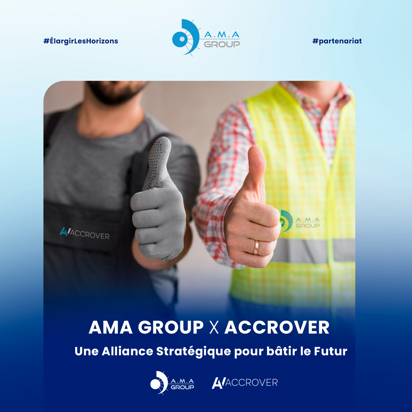 Partenariat avec ACCROVER France - AMA GROUP
